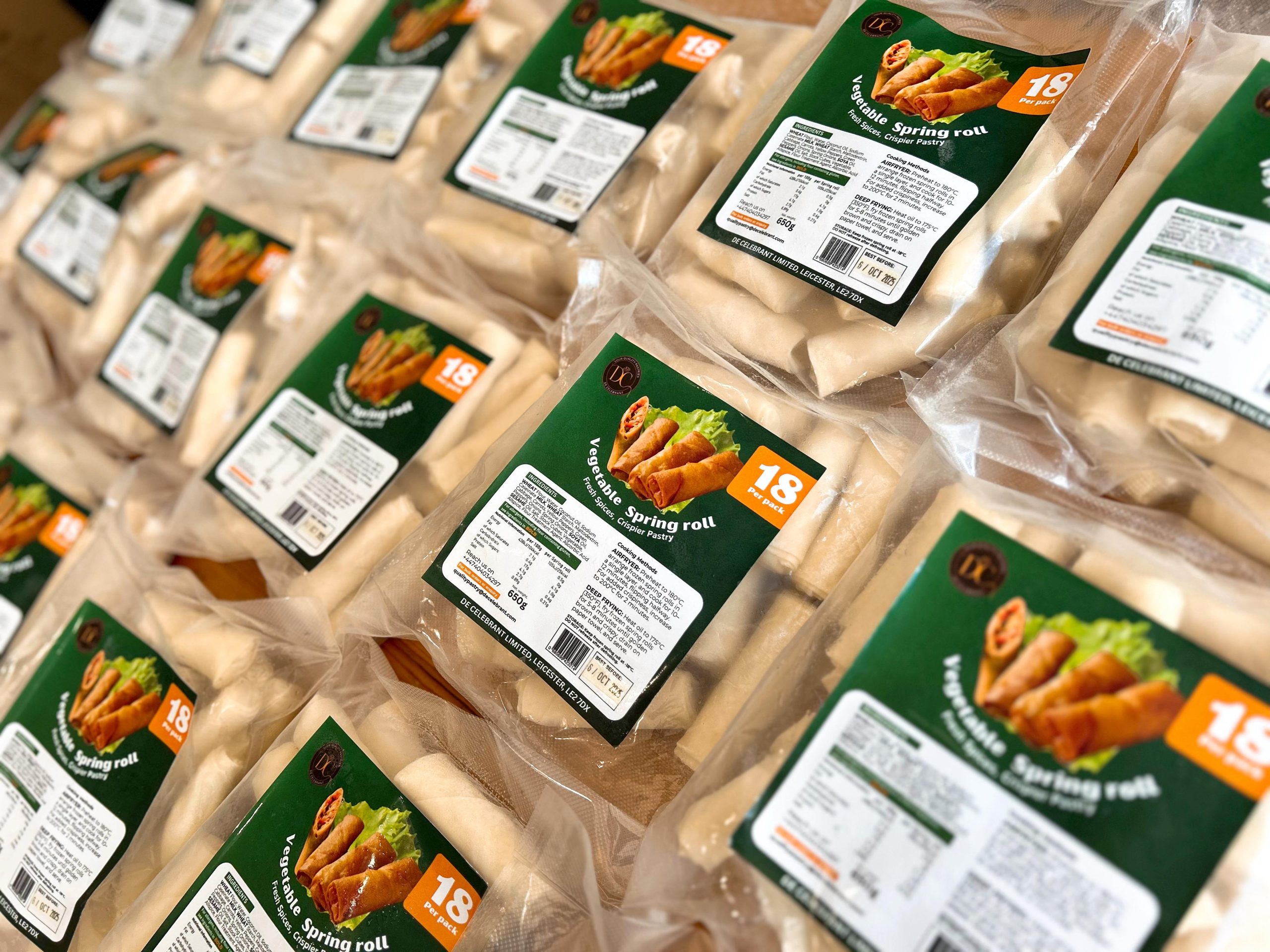 Vegetable Spring Roll - Decelebrant | Quality Pastries